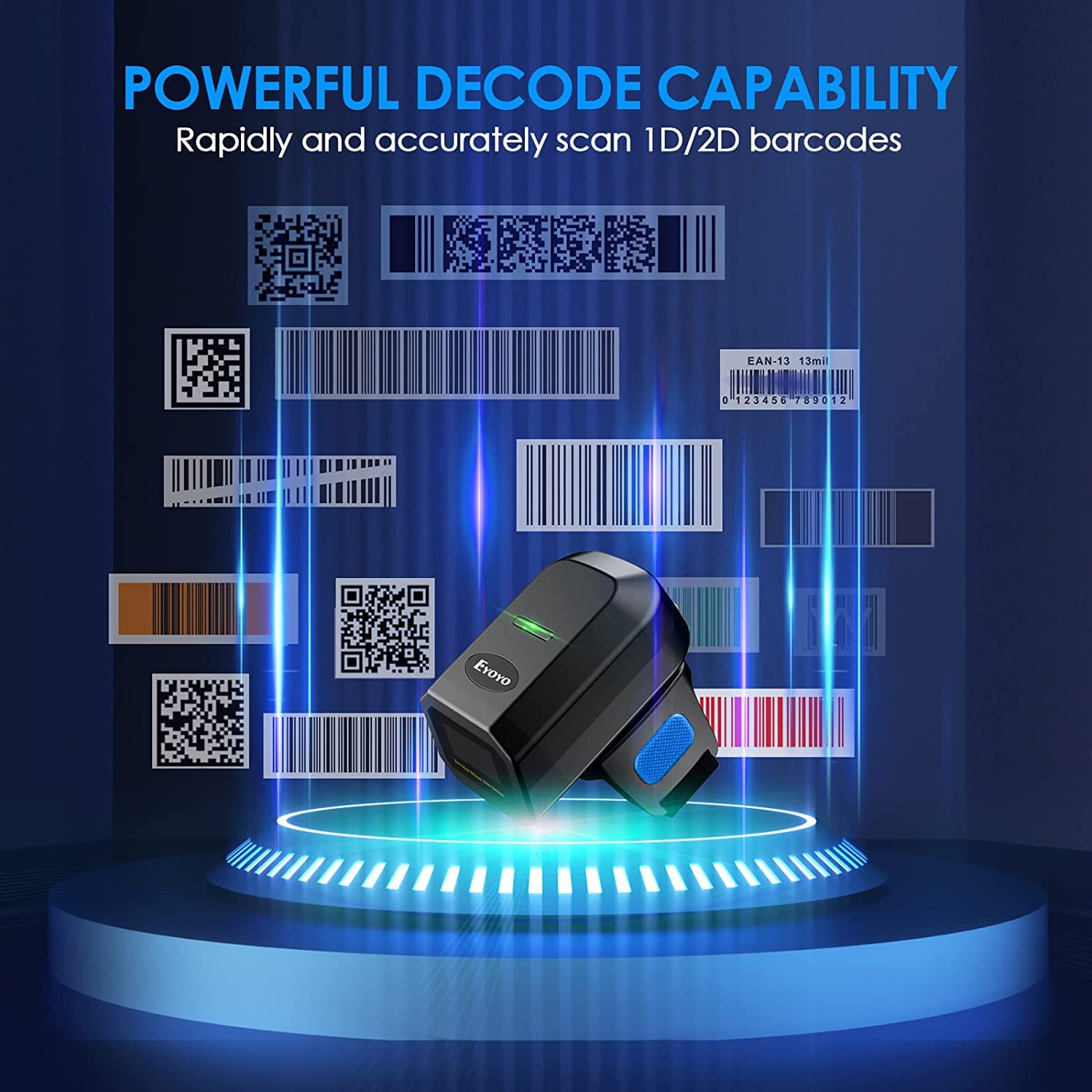 Eyoyo Bluetooth Ring Barcode Scanner – Eyoyo scan