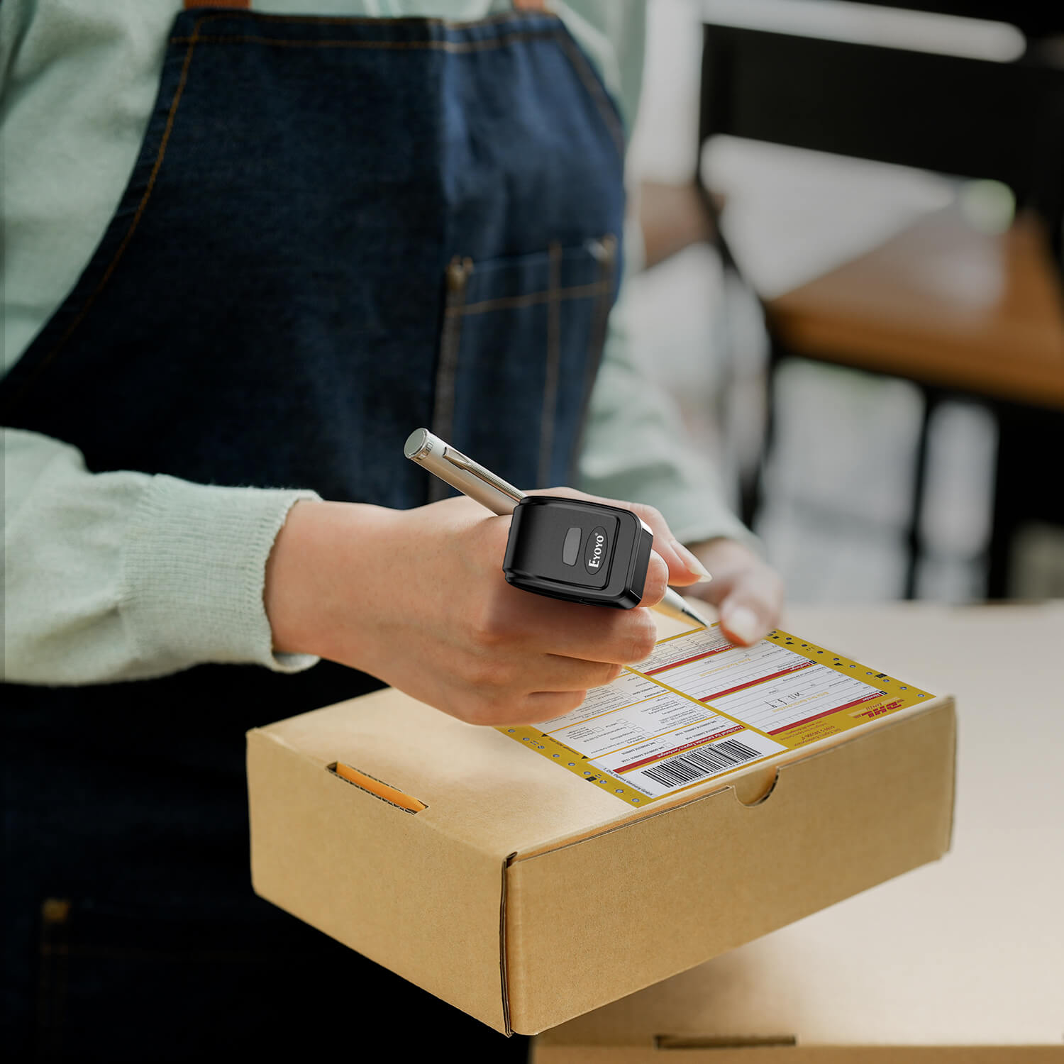 Wearable ring barcode scanner – Eyoyo scan