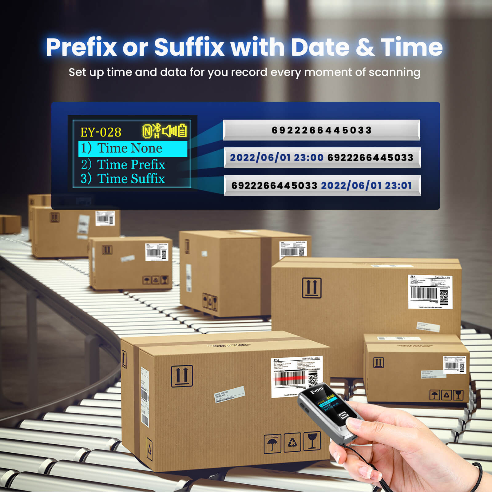 Eyoyo QR Code Scanner mini With LCD Display – Eyoyo scan