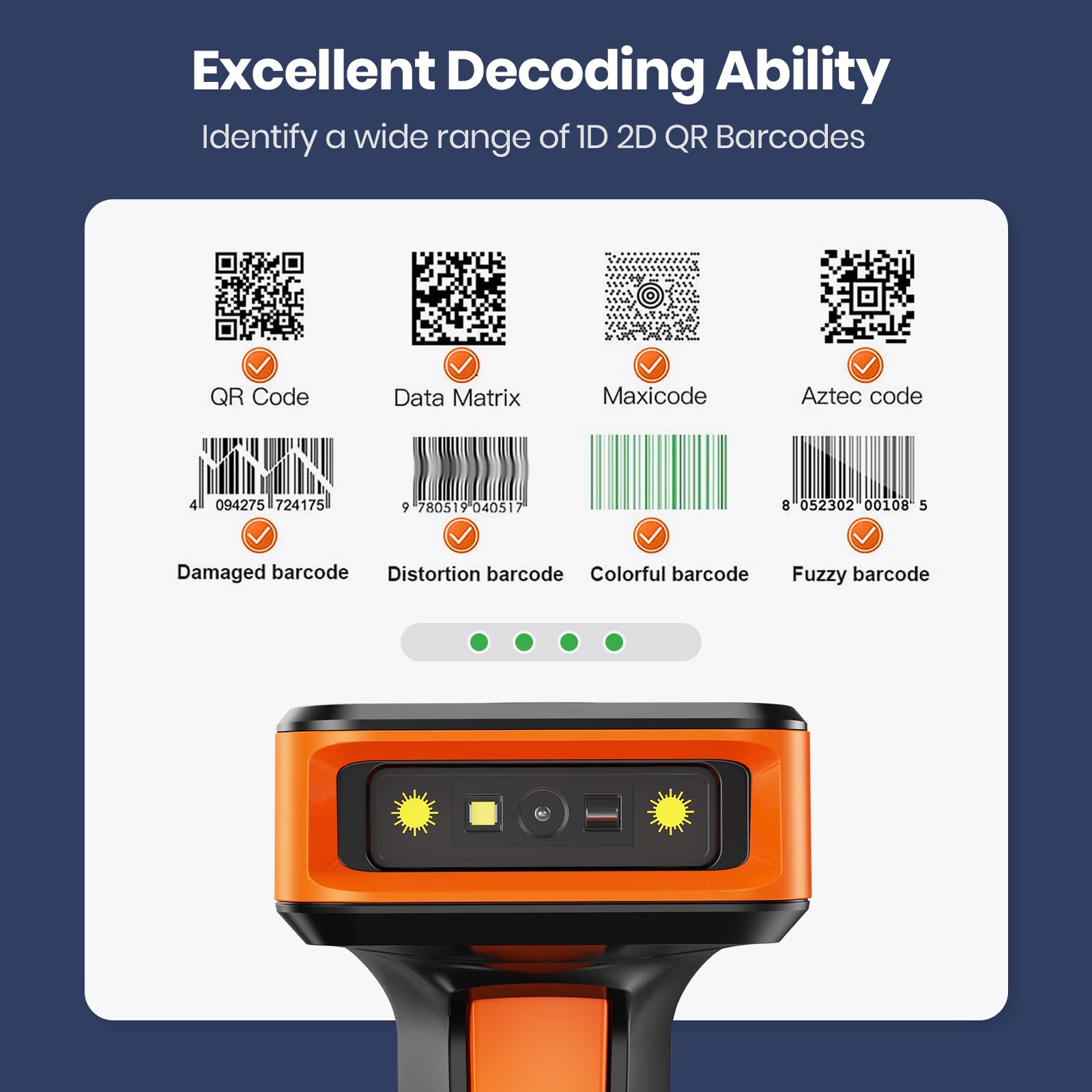 Eyoyo Portable Handheld 2D Barcode Scanner – Eyoyo scan