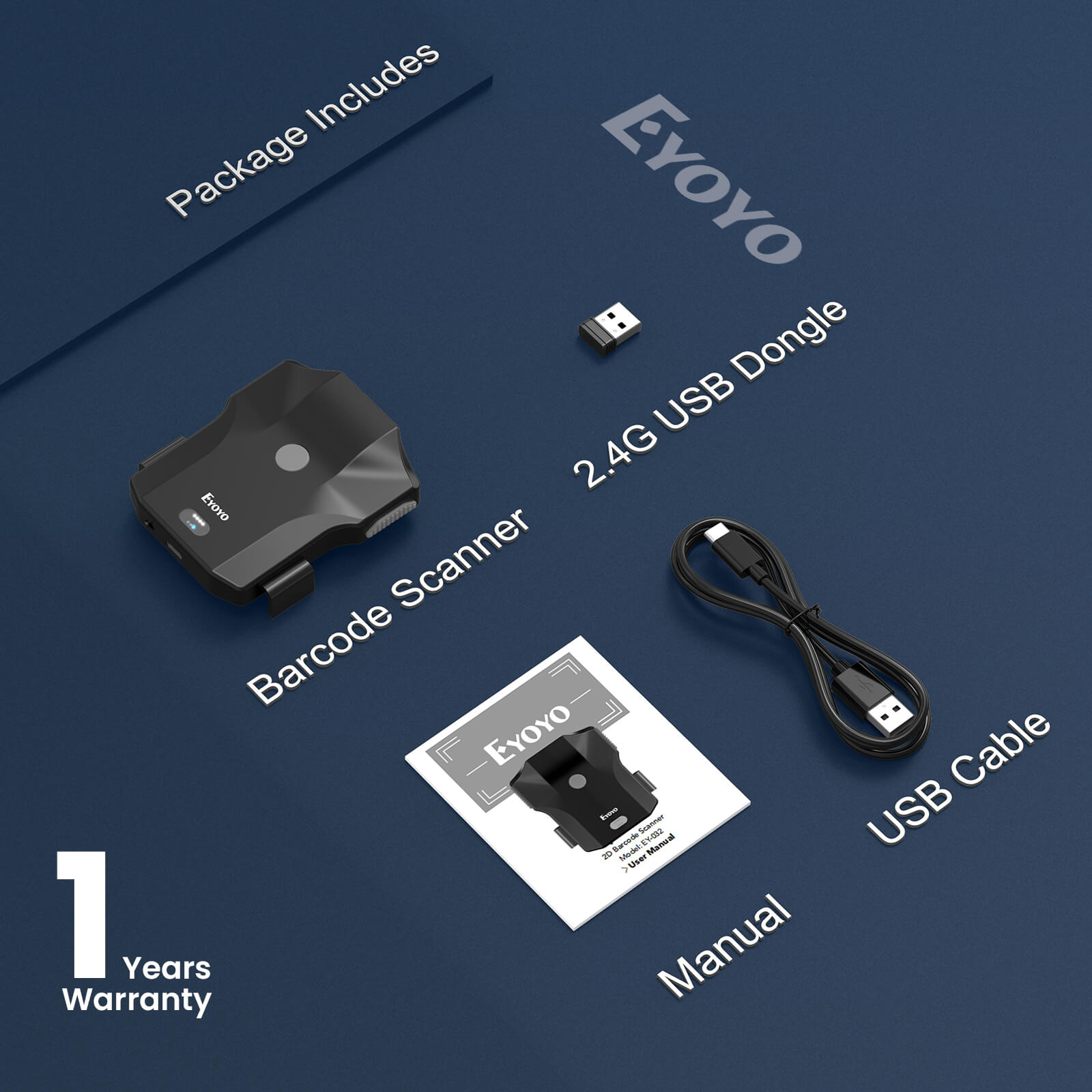 Eyoyo Wireless Back Clip Phone Barcode Scanner – Eyoyo scan