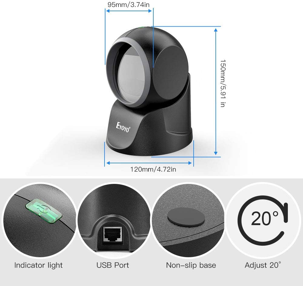 Eyoyo Desktop 1D/2D Barcode Scanner – Eyoyo scan
