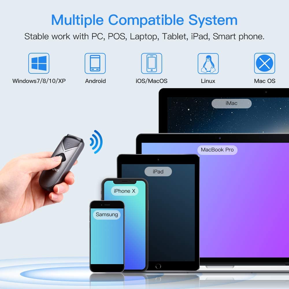 Eyoyo Mini Portable 1D Barcode Scanner – Eyoyo scan