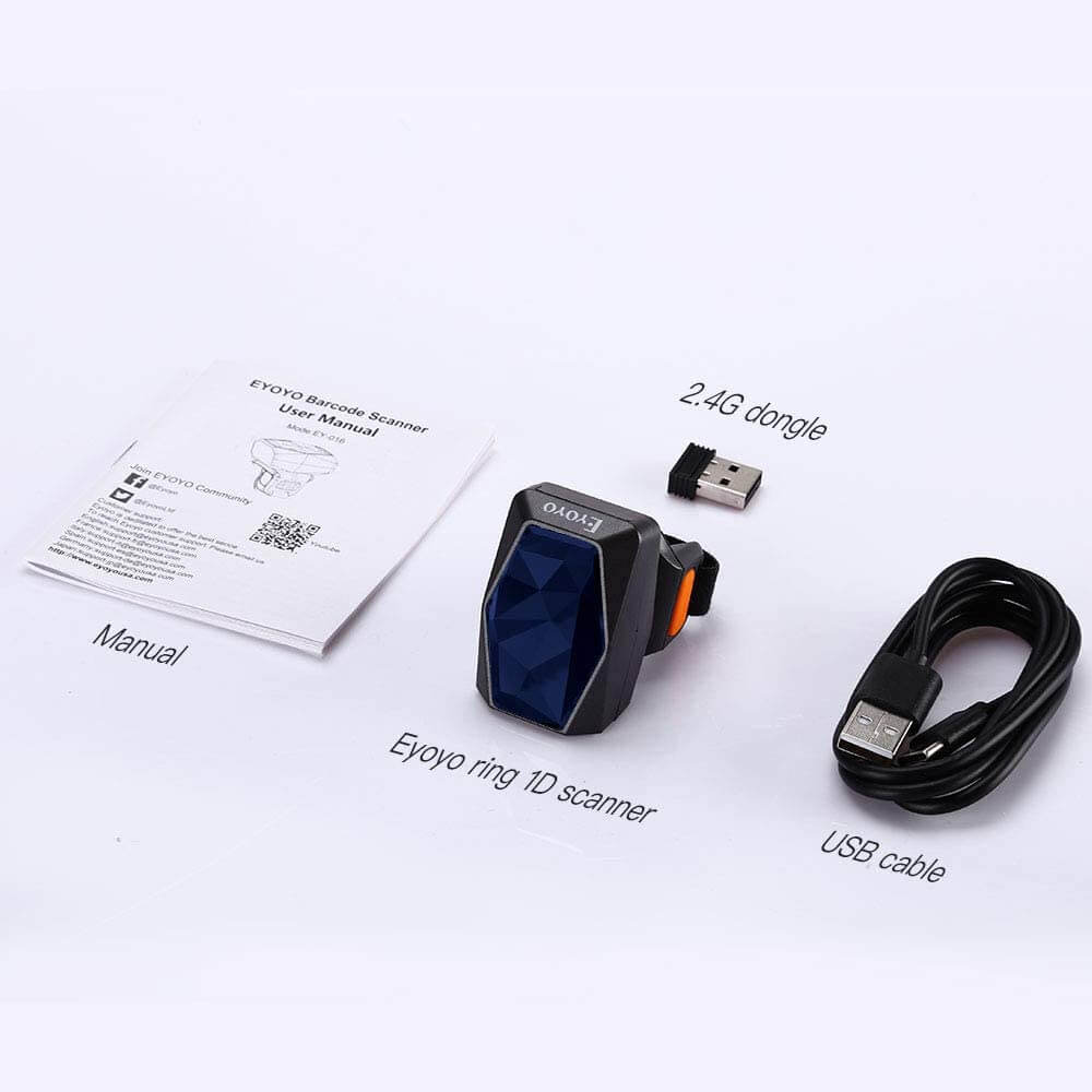 1D Wearable Ring Barcode Scanner – Eyoyo scan