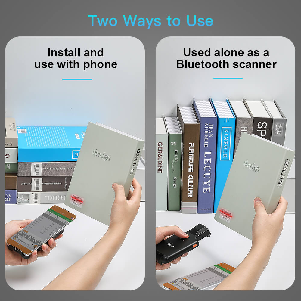 Eyoyo Phone Back Clip Bluetooth Barcode Scanner – Eyoyo scan