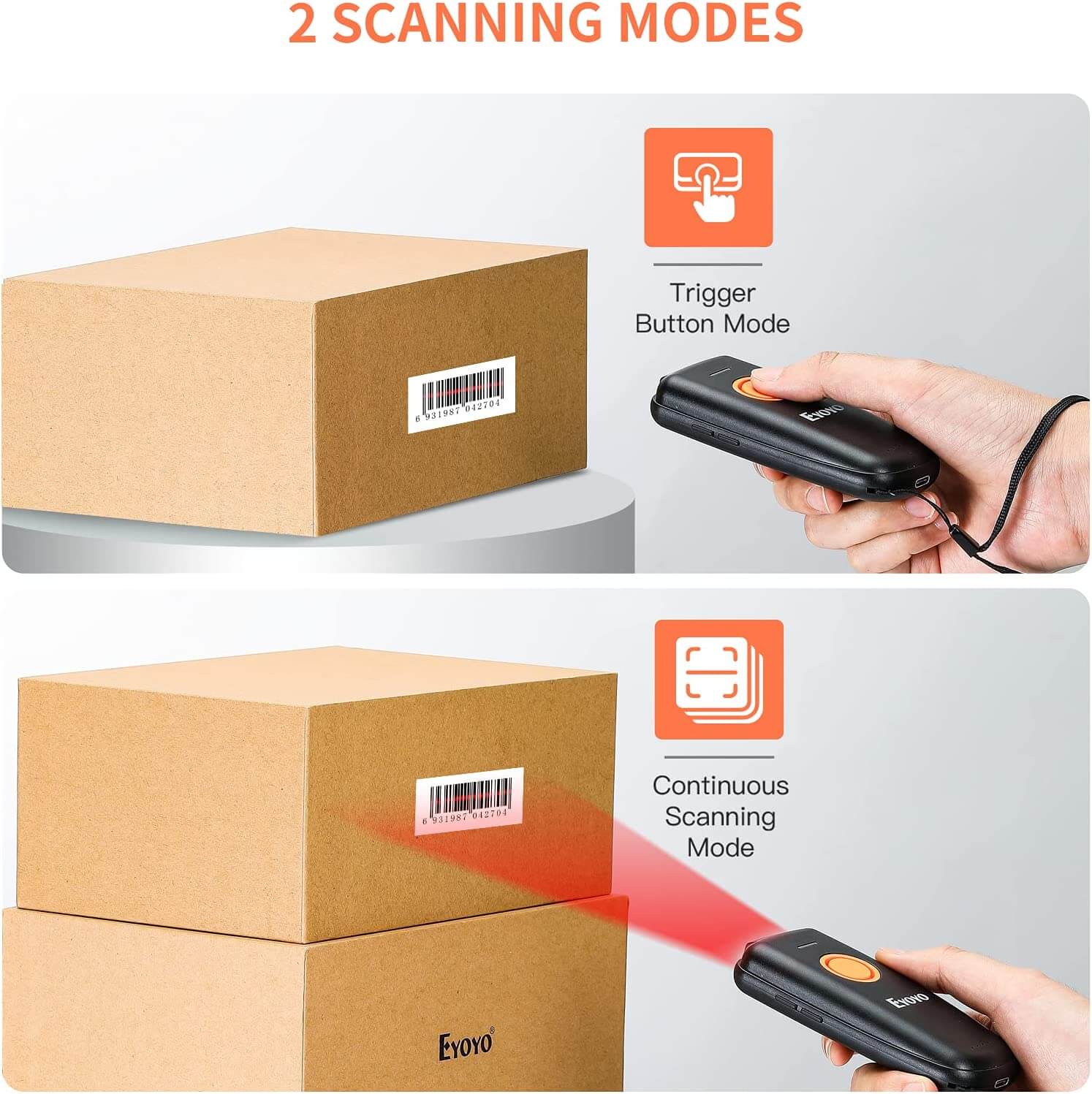 Eyoyo Mini Portable Barcode Scanner for Inventory – Eyoyo scan