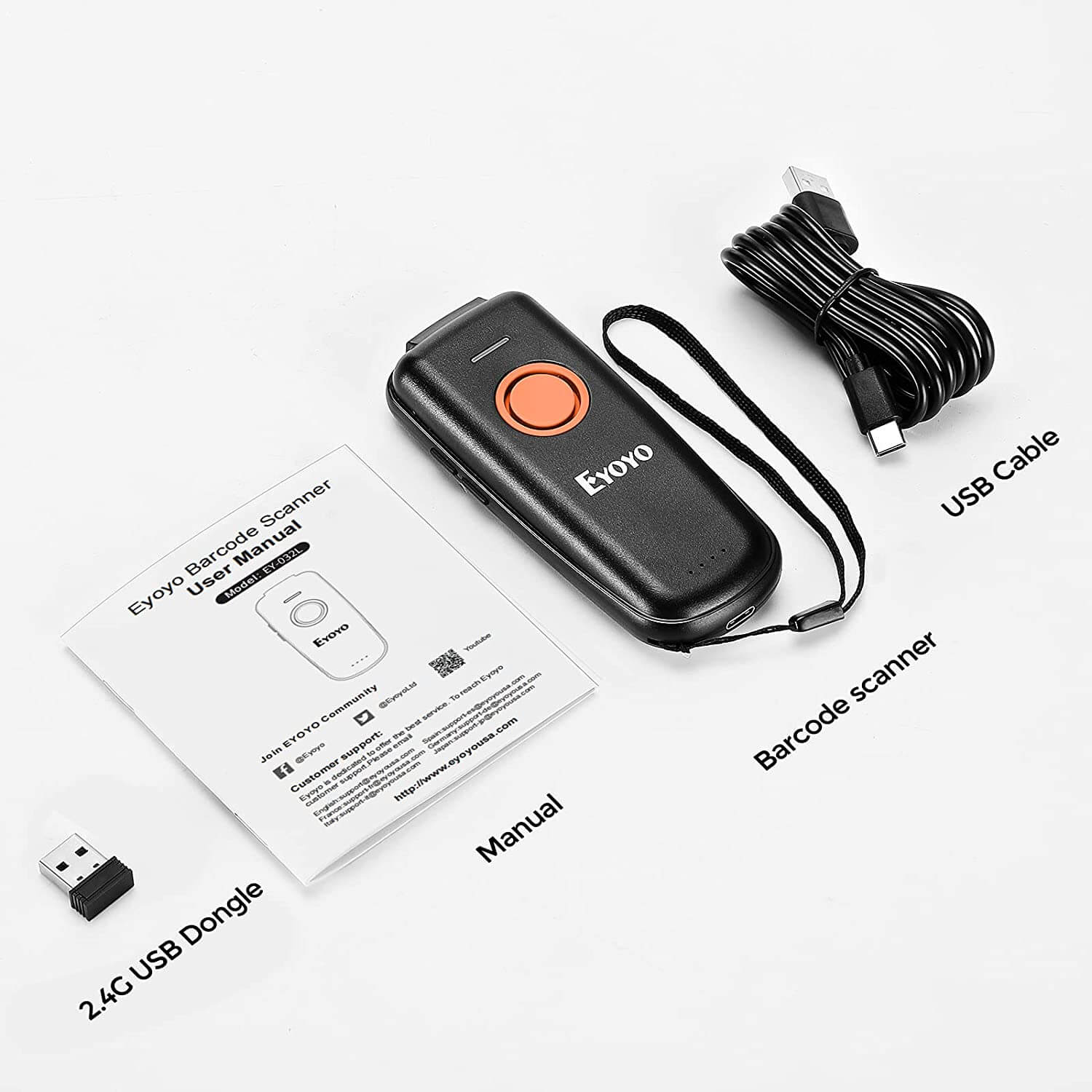 Eyoyo Mini Portable Barcode Scanner for Inventory – Eyoyo scan