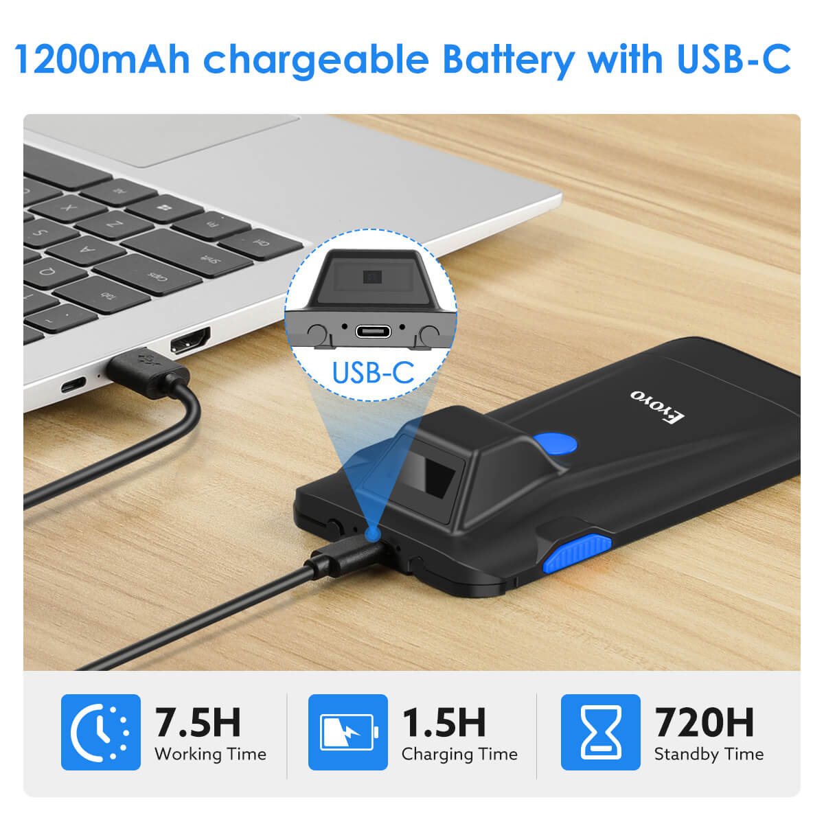 Eyoyo Wireless 2D Bluetooth Barcode Scanner for Phone – Eyoyo scan