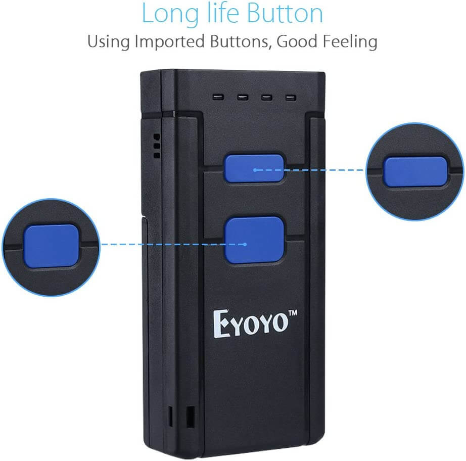 Eyoyo Portable 1D Bluetooth Barcode Scanner Mini – Eyoyo scan