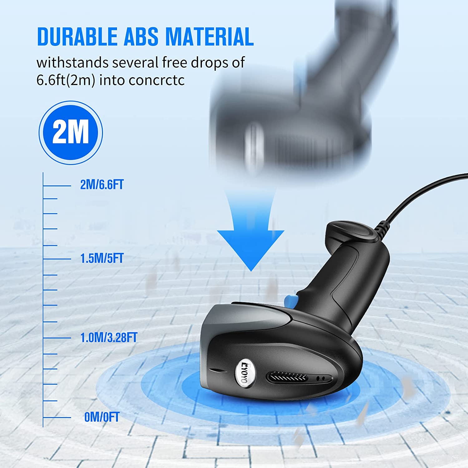 Eyoyo Handheld 1D Barcode Scanner&Stand – Eyoyo scan