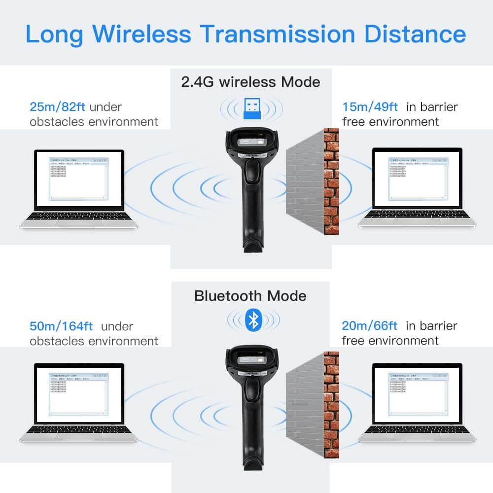 Eyoyo 2D QR Barcode Scanner with Bracket – Eyoyo scan