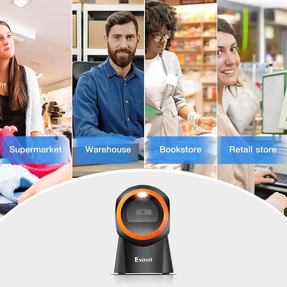 Eyoyo 1D 2D Desktop QR Barcode Scanner – Eyoyo scan