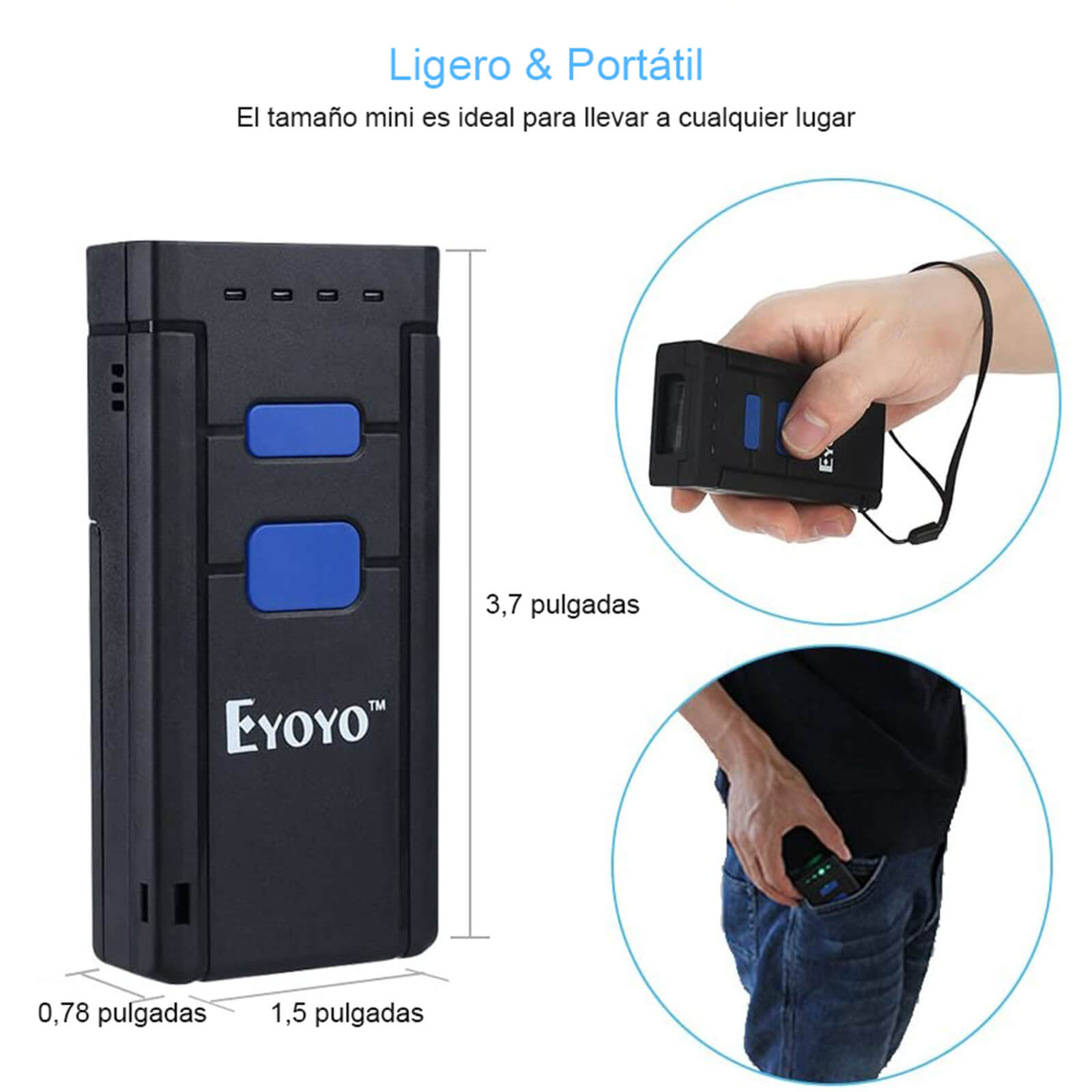 Eyoyo Mini Handheld CCD Barcode Scanner – Eyoyo scan