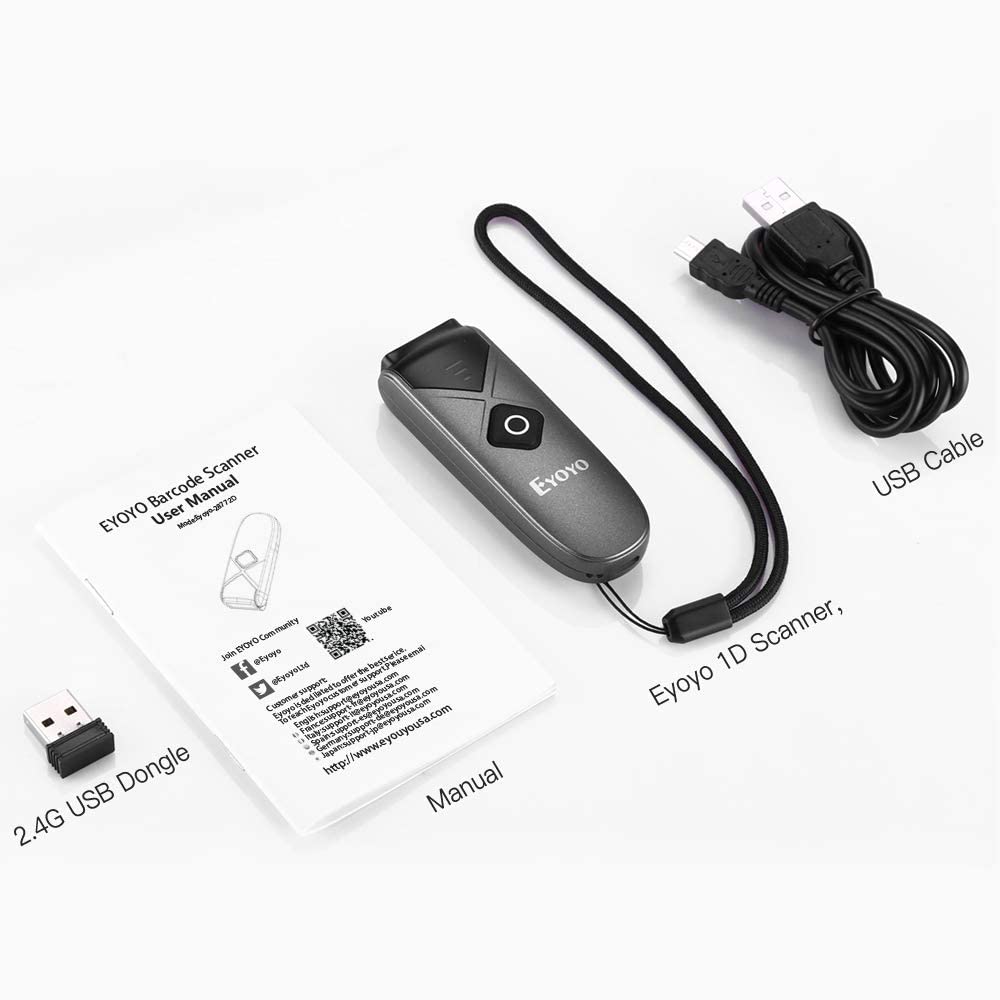 Eyoyo Mini Portable 1D Barcode Scanner – Eyoyo scan